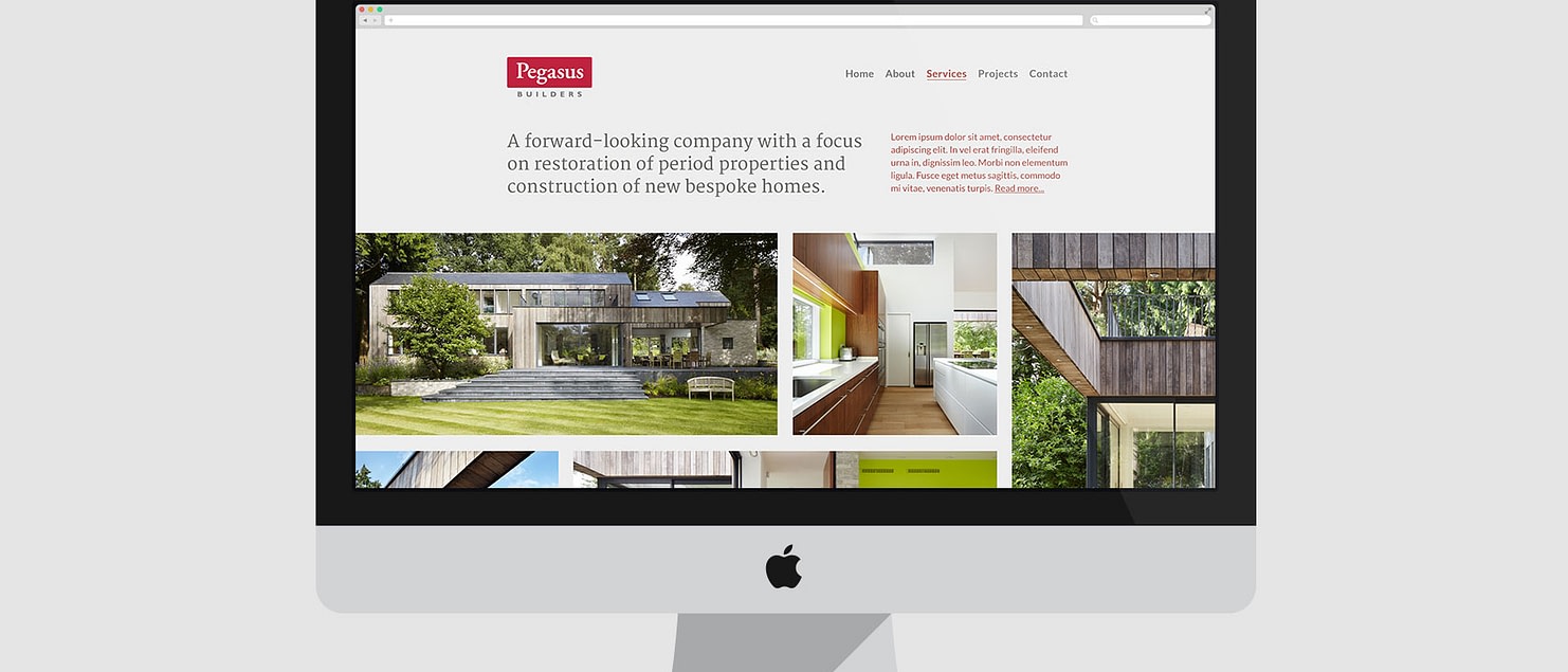 Construction Industry Portfolio Website Design - Agent8 Design ...